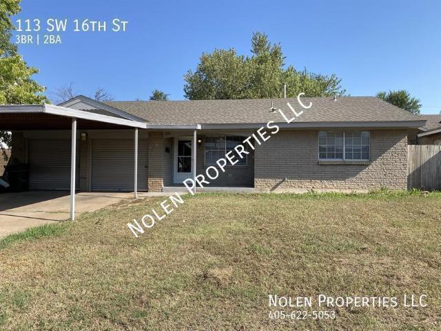3 BR, 1.5 BA Apartment 113 SW 16th St, Moore, OK 73160
