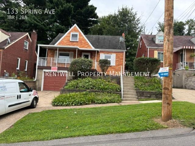 3 BR, 1.5 BA Apartment 133 Spring Ave, Bellevue, PA 15202