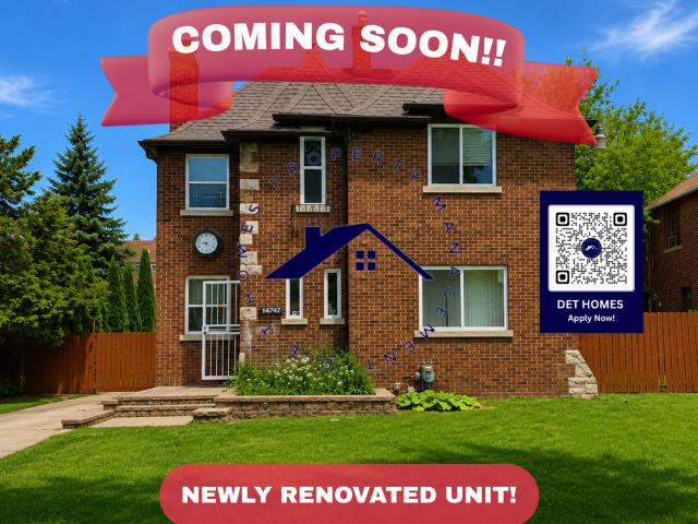3 BR, 1.5 BA Apartment 14747 Rutland St, Detroit, MI 48227