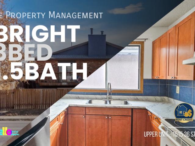 3 BR, 1.5 BA Apartment 1515 36 St SE, Calgary, AB T2A 1C5