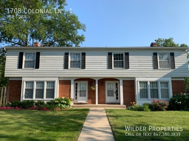 3 BR, 1.5 BA Apartment 1708 Colonial Ln, Northfield, IL 60093