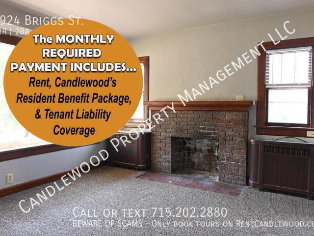 3 BR, 1.5 BA Apartment 1924 Briggs St Stevens Point, WI 54481