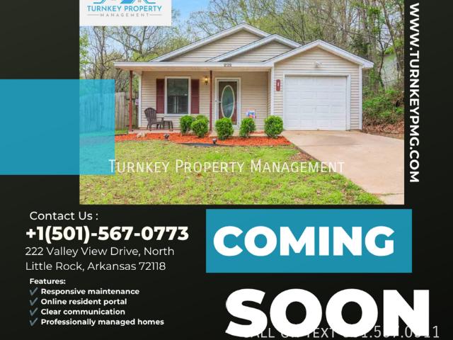 3 BR, 1.5 BA Apartment 222 Valley View Dr North Little Rock, AR 72118