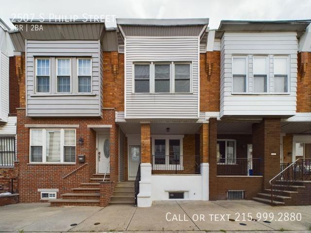 3 BR, 1.5 BA Apartment 2507 S Philip Street, Philadelphia, PA 19148