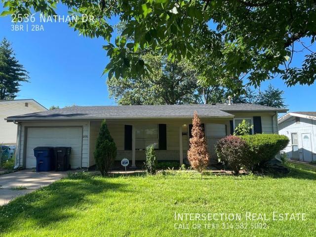 3 BR, 1.5 BA Apartment 2536 Nathan Dr St. Louis, MO 63136