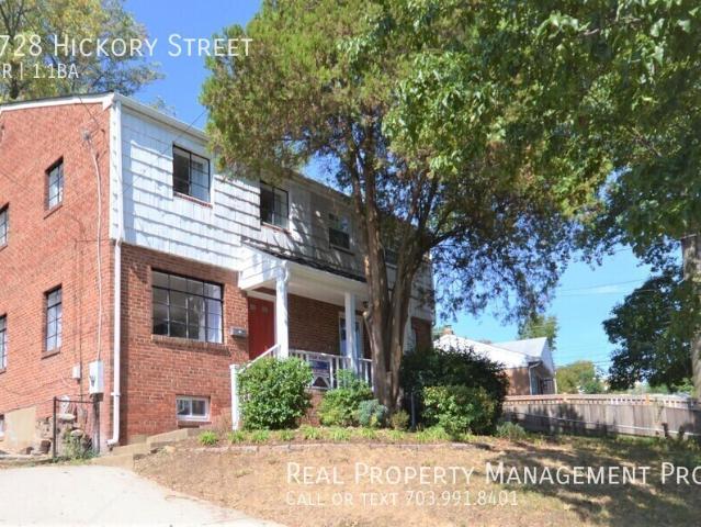 3 BR, 1.5 BA Apartment 2728 Hickory Street, Alexandria, VA 22305