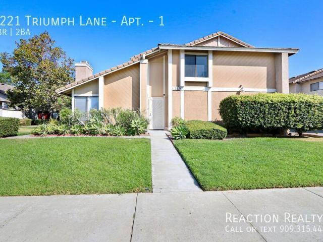 3 BR, 1.5 BA Apartment 3221 Triumph Lane Apt Ontario, CA 91764