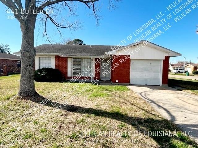 3 BR, 1.5 BA Apartment 441 Butler Dr, Avondale, LA 70094