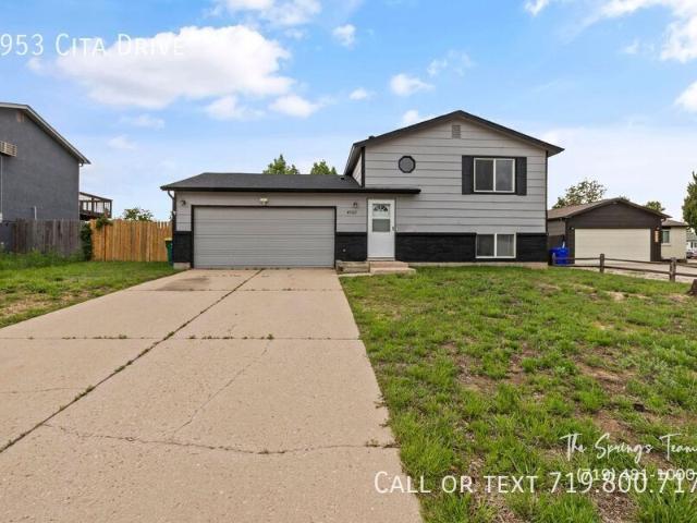 3 BR, 1.5 BA Apartment 4953 Cita Drive, Colorado Springs, CO 80916