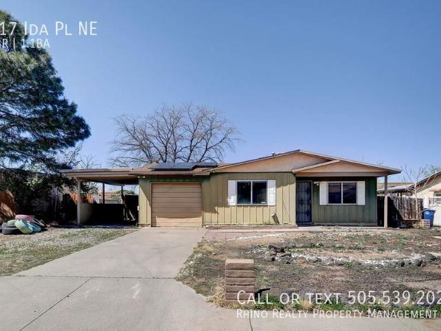 3 BR, 1.5 BA Apartment 517 Ida Pl NE, Albuquerque, NM 87123