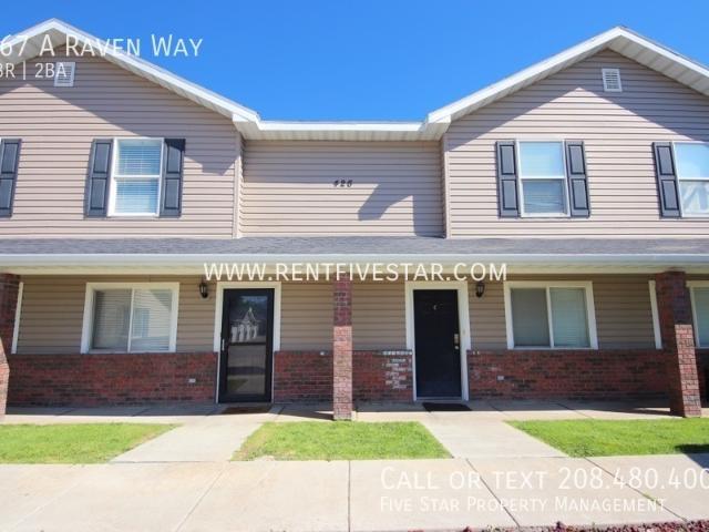 3 BR, 1.5 BA Apartment 567 A Raven Way, Chubbuck, ID 83202