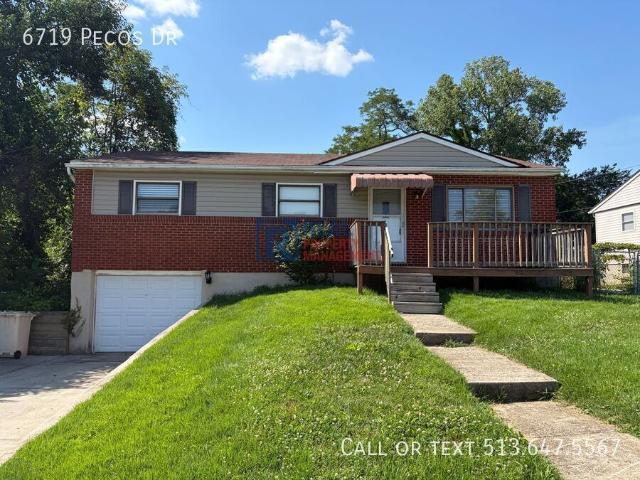 3 BR, 1.5 BA Apartment 6719 Pecos Dr, Cincinnati, OH 45244