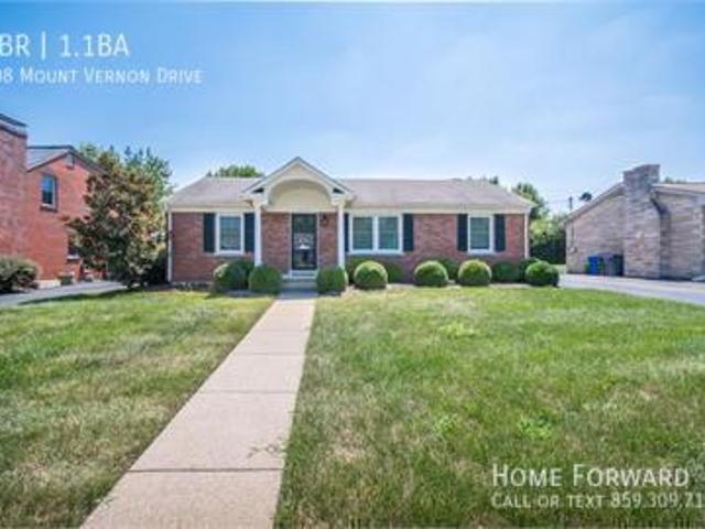 3 BR, 1.5 BA Apartment 708 Mount Vernon Drive, Lexington, KY 40502