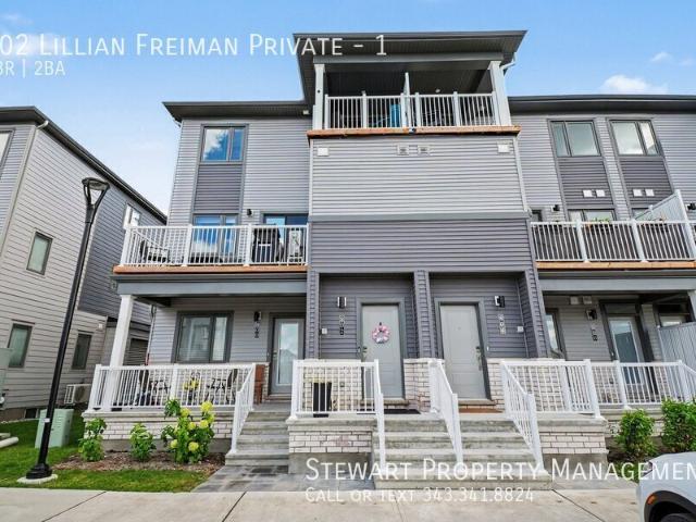 3 BR, 1.5 BA Apartment 802 Lillian Freiman Private, Ottawa, ON K2J 7K7