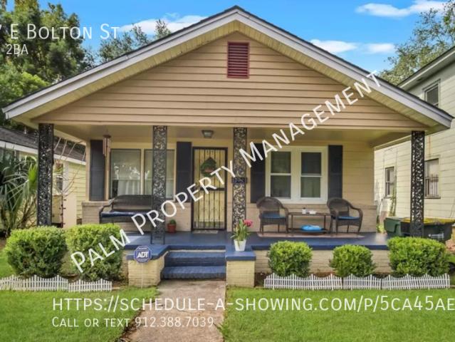 3 BR, 1.5 BA Apartment 817 E Bolton St, Savannah, GA 31401