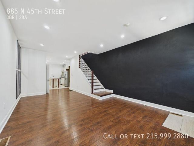 3 BR, 1.5 BA Apartment 885 N 45th Street, Philadelphia, PA 19104