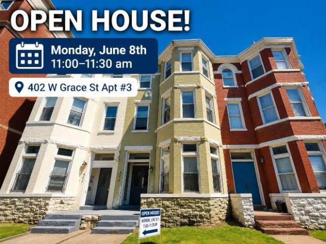 3 Br, 1 bath, Condo 402 W Grace St