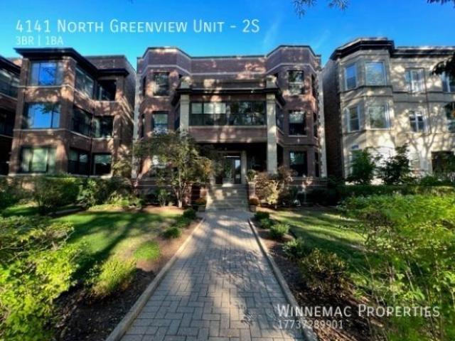 3 Br, 1 bath, Condo 4141 North Greenview
