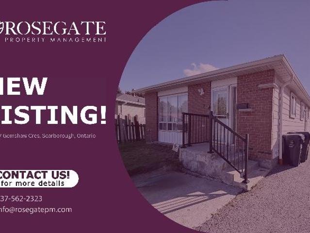 3 Br, 1 bath, Other 7 Gemshaw Crescent
