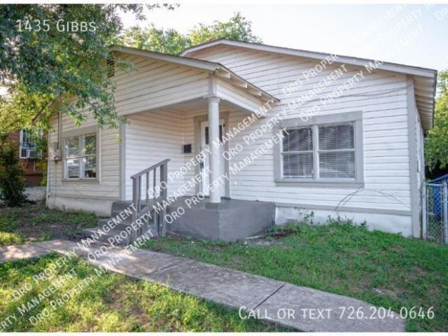 3 Br, 1 bath, Single Family 1435 Gibbs