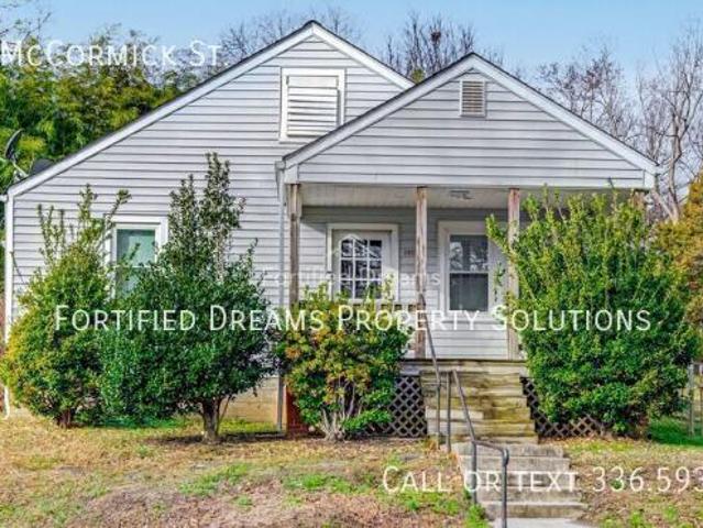 3 Br, 1 bath, Single Family 1540 Mccormick St