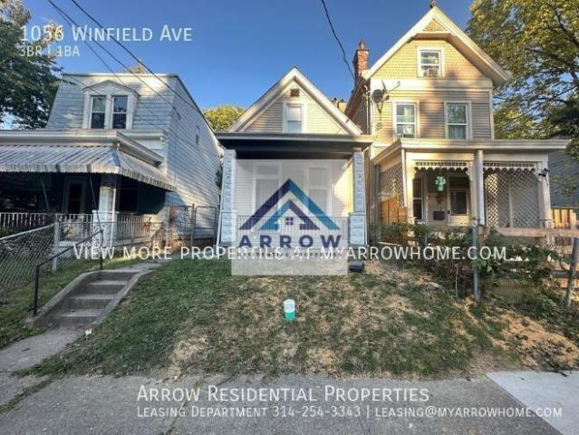 3 Br, 1 bath, Single Family 1056 Winfield Ave