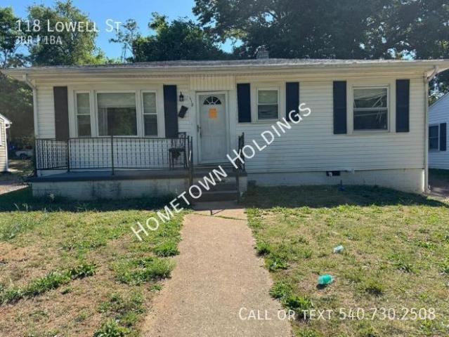 3 Br, 1 bath, Single Family 118 Lowell St