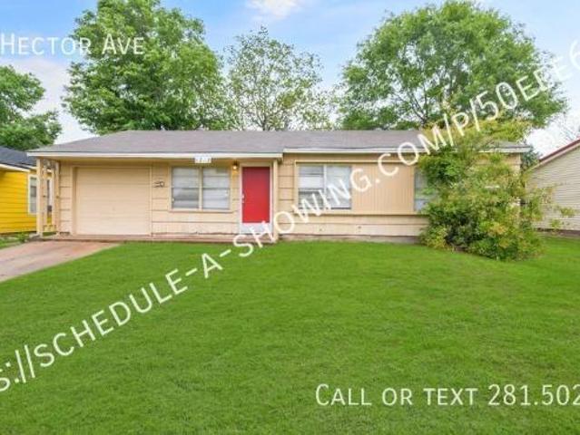3 Br, 1 bath, Single Family 1213 Hector Ave