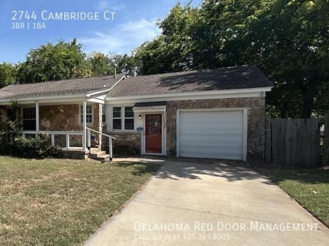 3 Br, 1 bath, Single Family 2744 Cambridge Ct