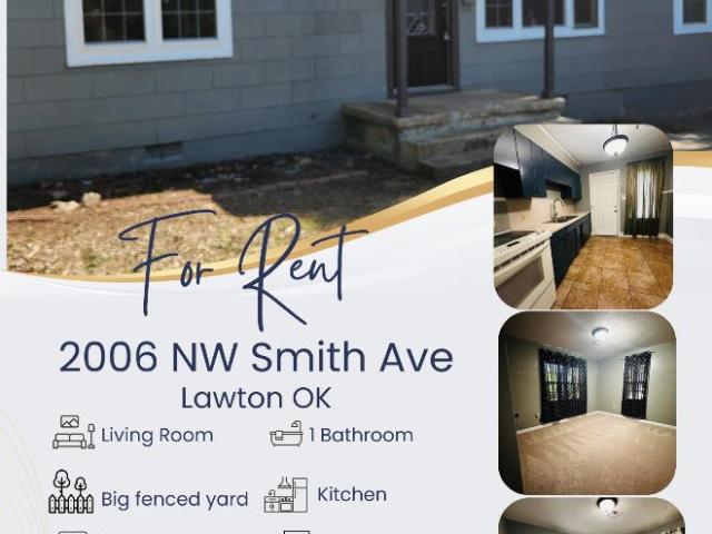 3 Br, 1 bath, Single Family 2006 NW Smith Ave