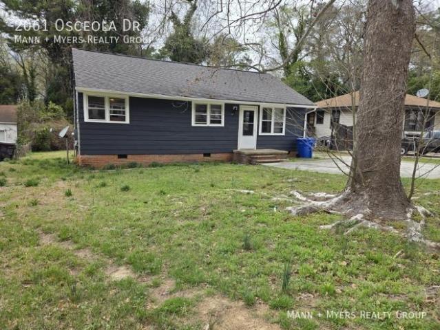3 Br, 1 bath, Single Family 2061 Osceola Dr