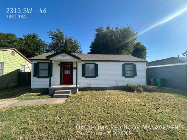 3 Br, 1 bath, Single Family 2313 Sw