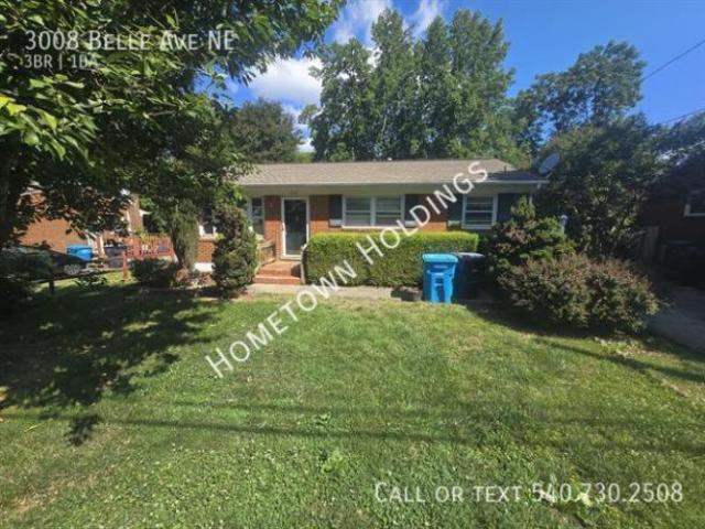 3 Br, 1 bath, Single Family 3008 Belle Ave NE