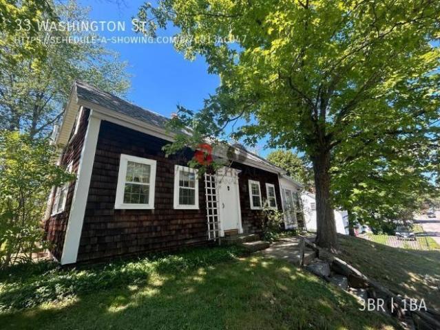 3 Br, 1 bath, Single Family 33 Washington St