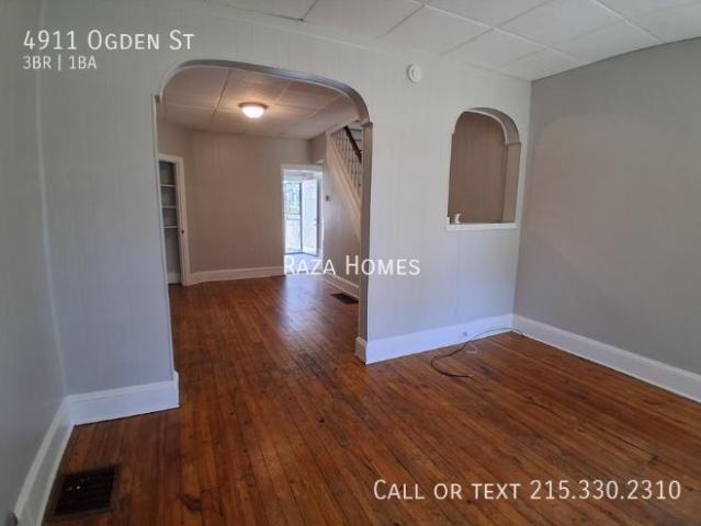 3 Br, 1 bath, Single Family 4911 Ogden St