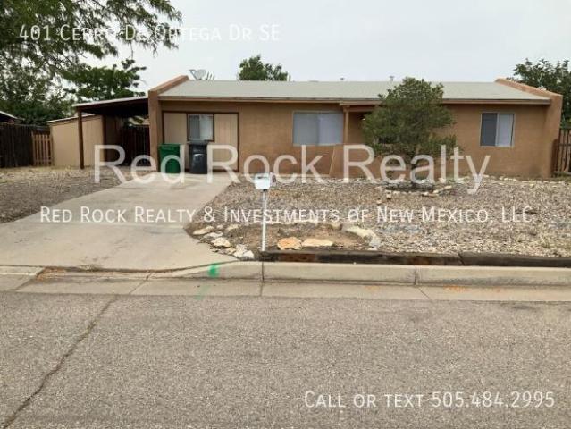 3 Br, 1 bath, Single Family 401 Cerro De Ortega Dr SE