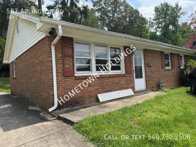 3 Br, 1 bath, Single Family 587 Arlington Rd