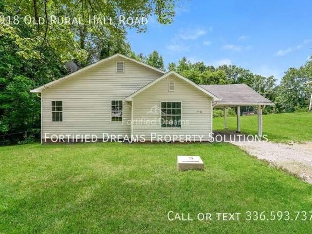3 Br, 1 bath, Single Family 5918 Old Rural Hall Road