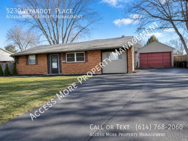 3 Br, 1 bath, Single Family 5230 Wyandot Place