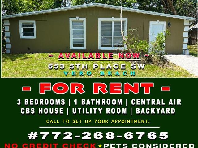 3 Br, 1 bath, Single Family 653 5th Place SW