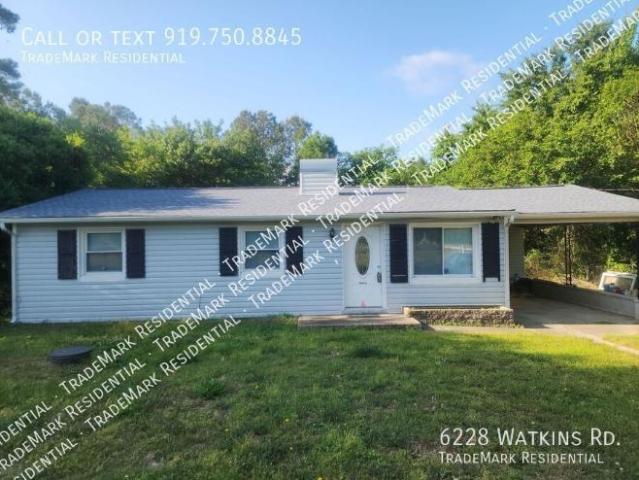3 Br, 1 bath, Single Family 6228 Watkins Rd