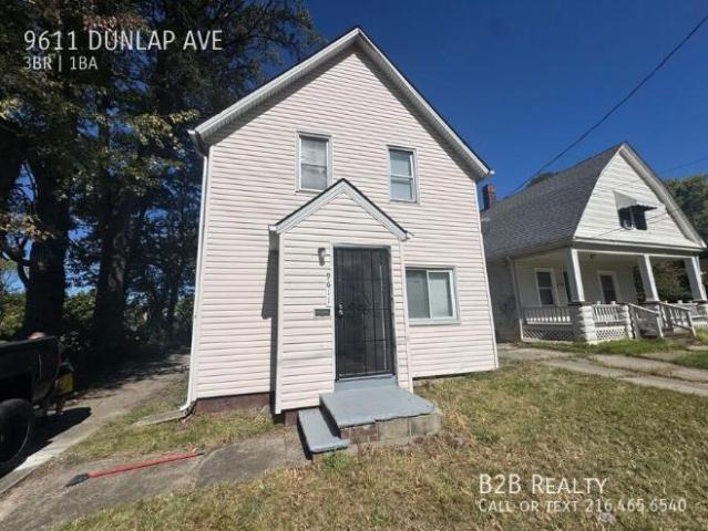 3 Br, 1 bath, Single Family 9611 Dunlap Ave