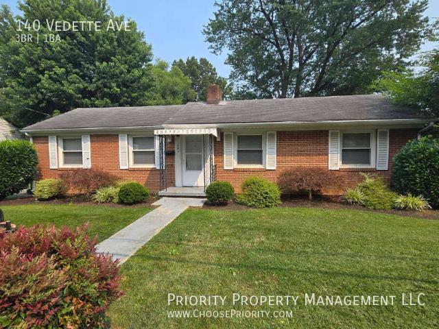 3 BR, 1 BA Apartment 140 Vedette Ave, Waynesboro, VA 22980