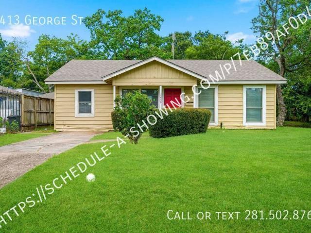 3 BR, 1 BA Apartment 1413 George St, Pasadena, TX 77502