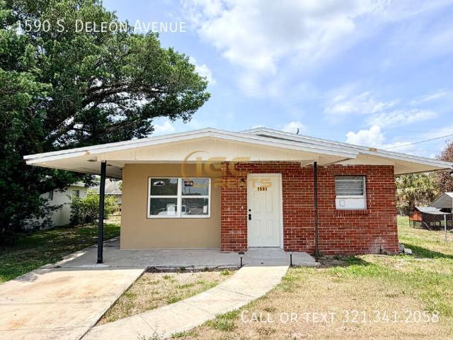 3 BR, 1 BA Apartment 1590 S. Deleon Avenue, Titusville, FL 32780