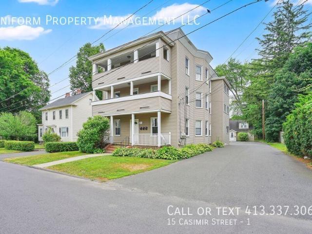 3 BR, 1 BA Apartment 15 Casimir Street, Westfield, MA 01085
