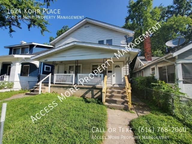 3 BR, 1 BA Apartment 1624 Kohr Place, Columbus, OH 43211