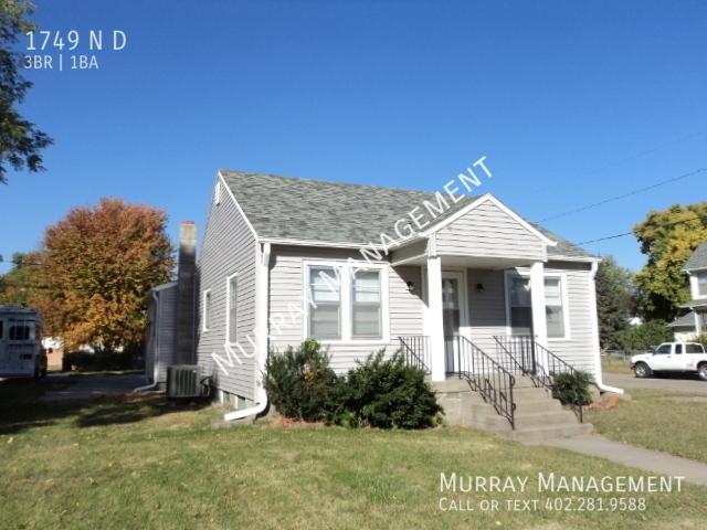 3 BR, 1 BA Apartment 1749 N D, Fremont, NE 68025
