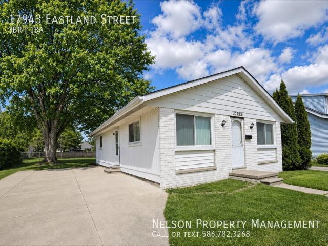 3 BR, 1 BA Apartment 17943 Eastland Street, Roseville, MI 48066