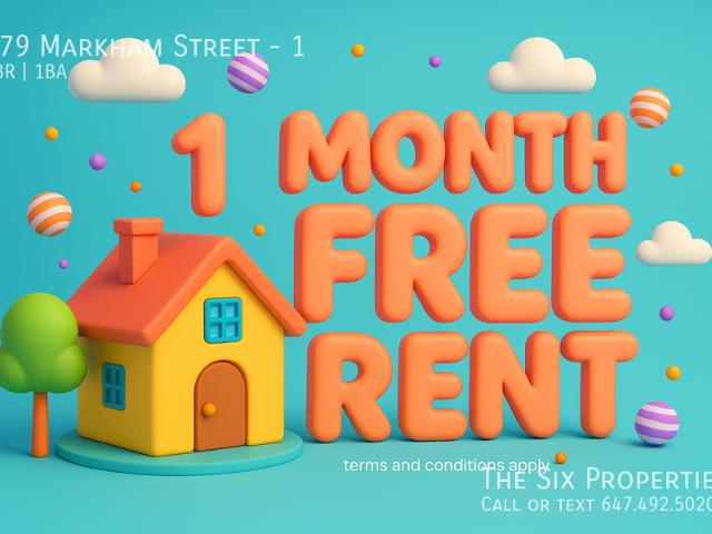 3 BR, 1 BA Apartment 179 Markham Street, Toronto, ON M6J 2G7